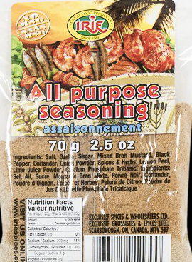 Irie All Purpose Seasoning (60g) – Caribbean Food Mart